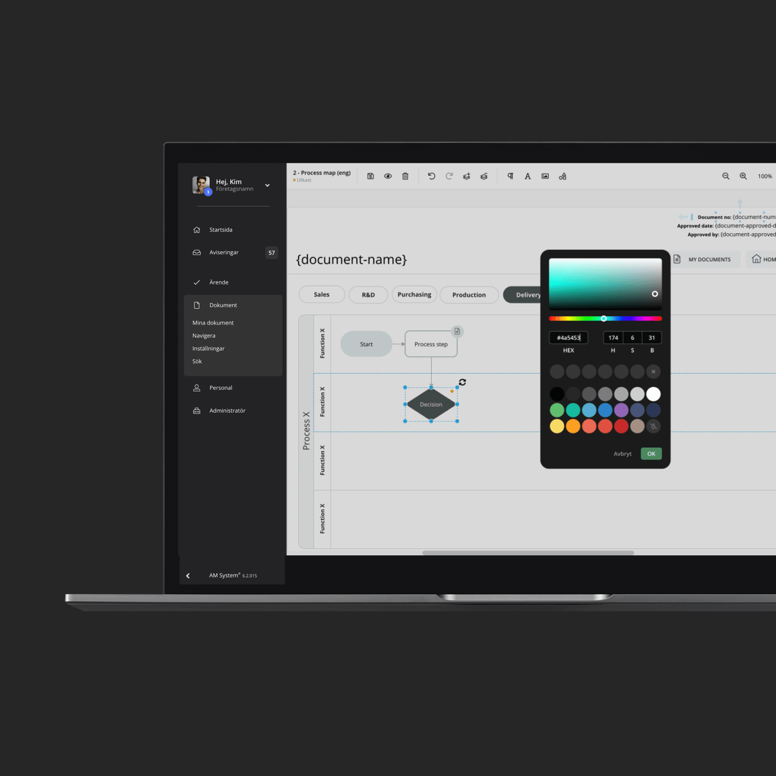 Tools and methods for managing deviations